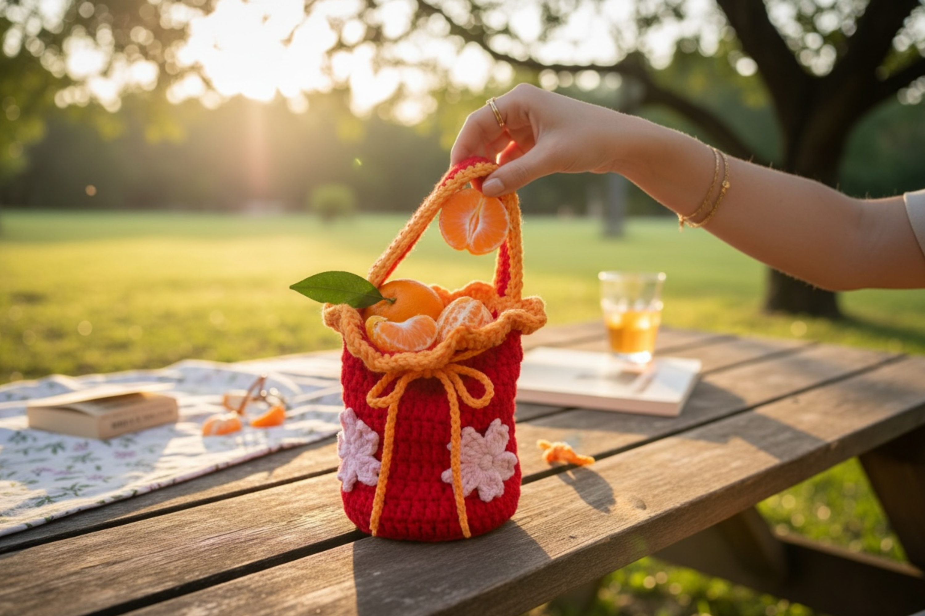 CNY Orange Bag - Beginner – Crochetspaces